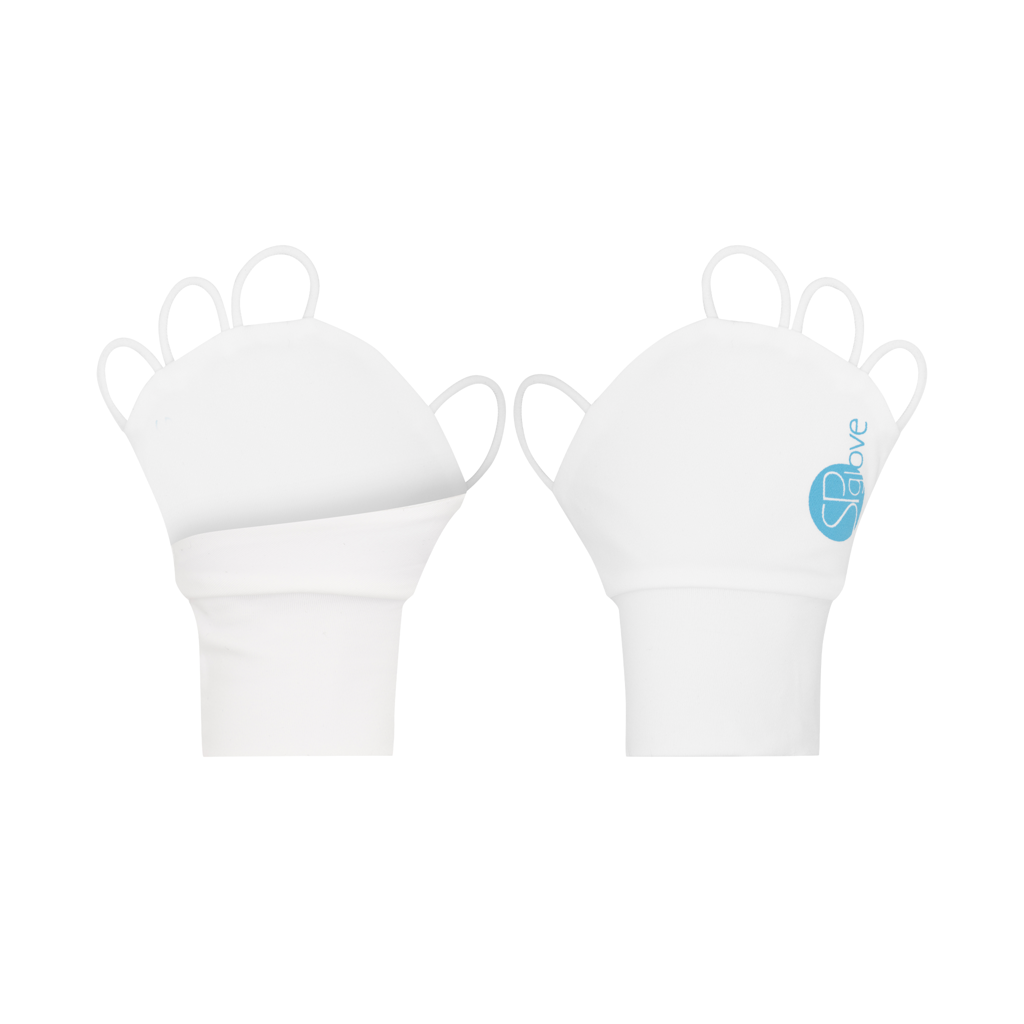 UPF 50+ Palmless Gloves (White) | Sparms US – SParms | Sun Protection